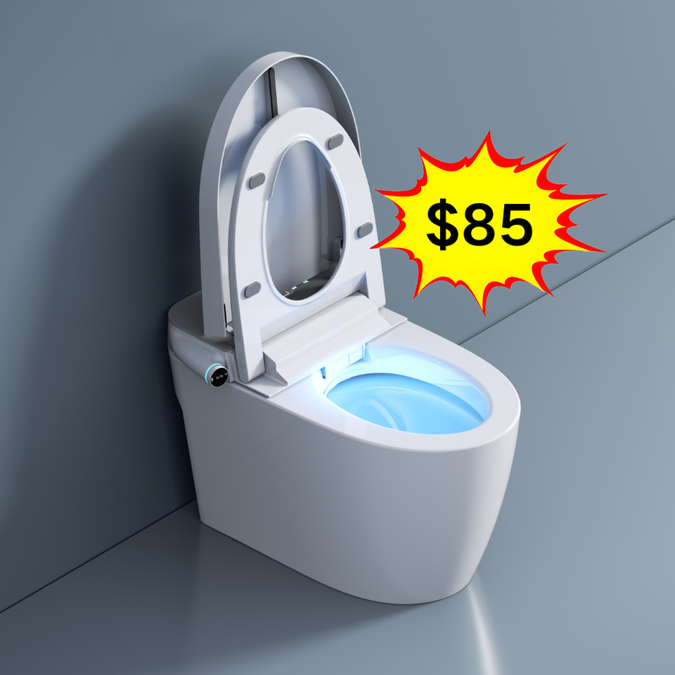 Intelligent Porcelain Smart Toilet Floor-Mounted Water Closet Ceramic ...