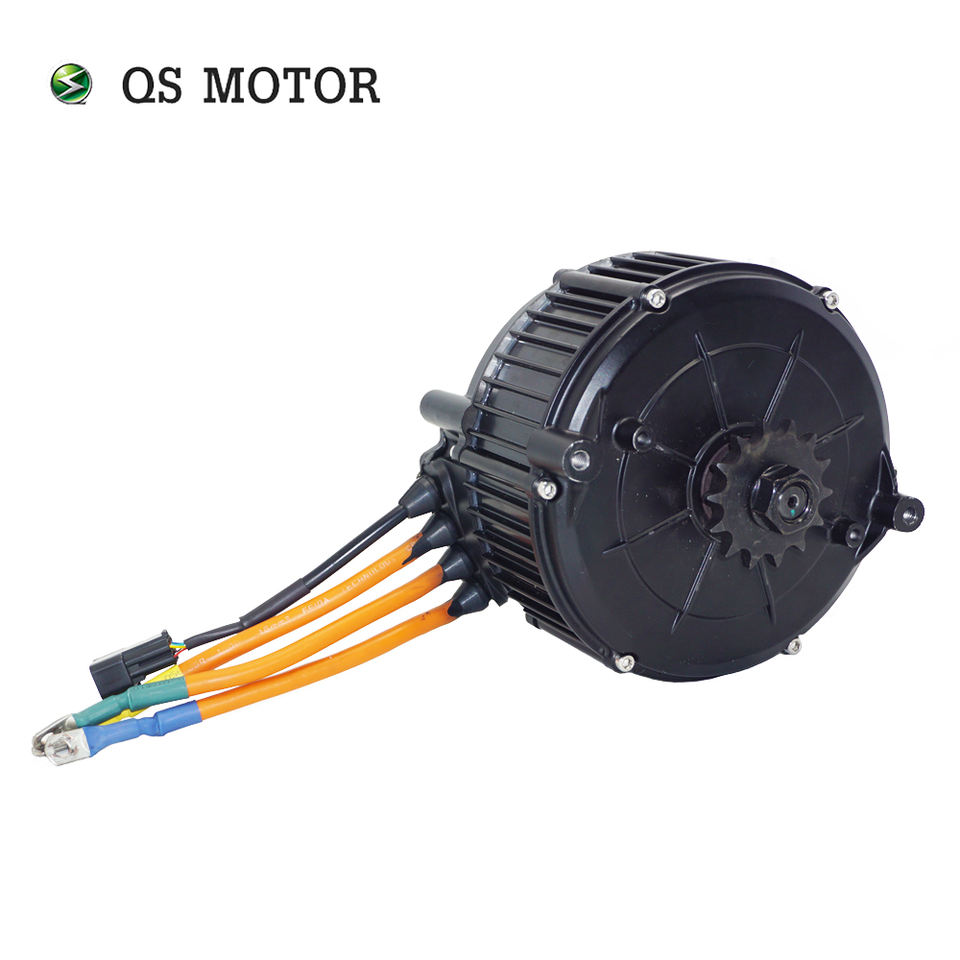QSMOTOR QS165 V2 5000W 72V PMSM Mid Drive Motor - IP67 Waterproof