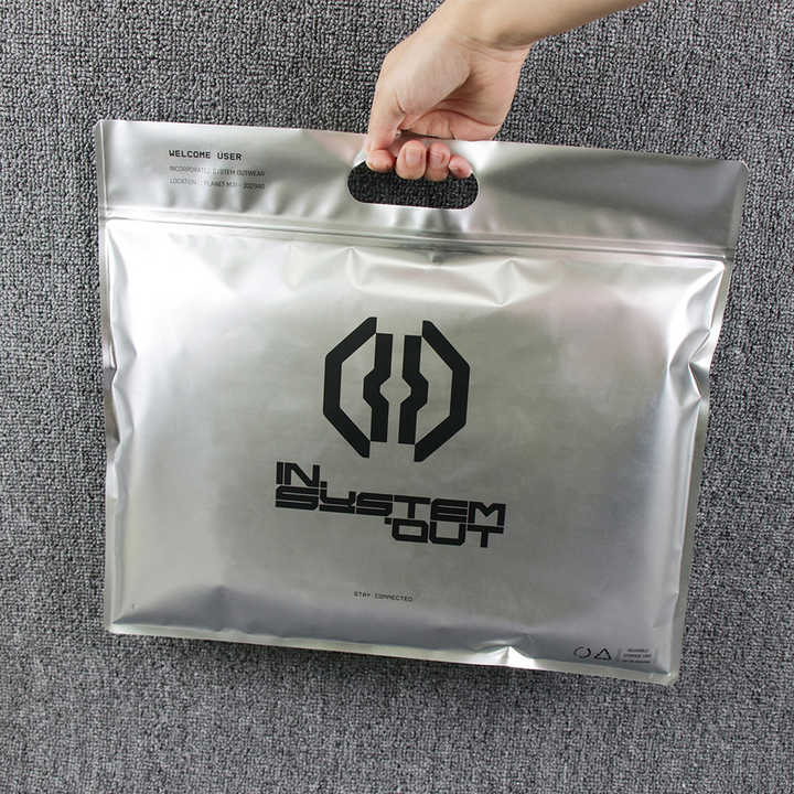 Custom Printed Logo Aluminum Foil Handle Bags - Durable