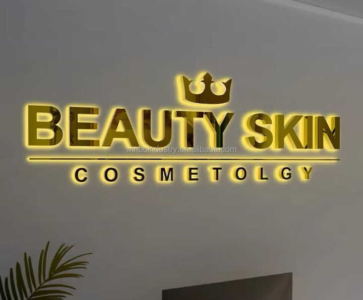 Custom 3D Vinyl Side-Lit Acrylic LED Illuminated Sign for Stores ...