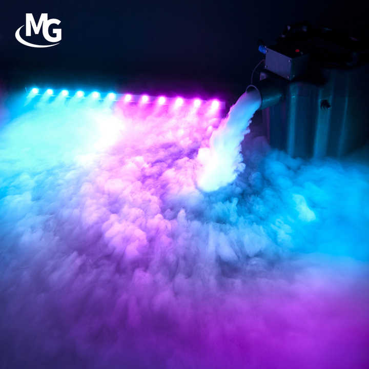 6000W Dry Ice Fog Smoke Machine for Wedding Party Low Lying Fog