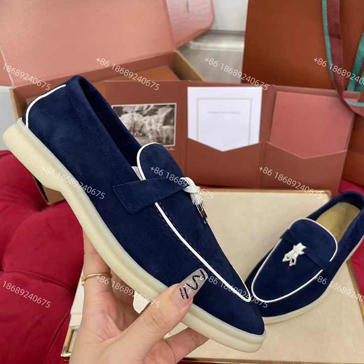 Italian Original LP Men's Loafers Suede Casual Loafers Unisex Office ...