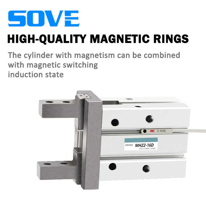 SMC Pneumatic Gripper - MHZ2-16D Small Parallel Fixture