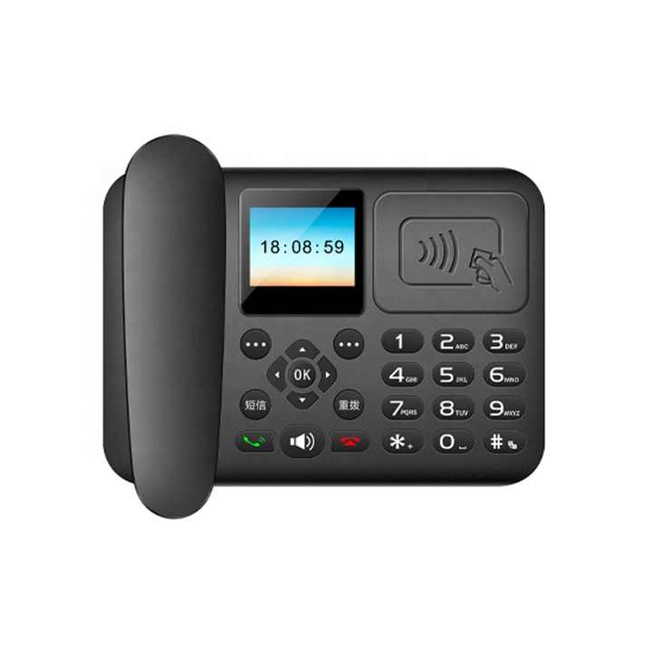 4G Lte Gsm Volte Cordless Desk Phone Wireless Desktop Telephone with ...