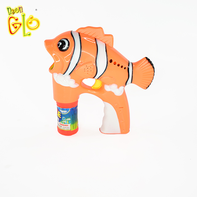 Fun Fish Bubble Guns - Outdoor Toys with Music & Lights