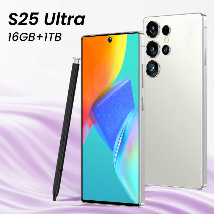 MTK Processor S25 ULTRA 5G CDMA Smartphone 16GB RAM + 1TB ROM Smart ...