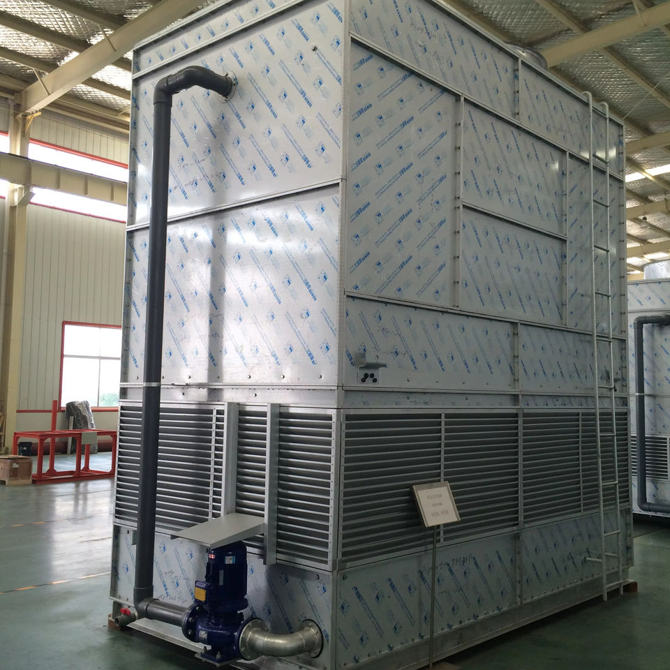 Compact Down Discharge Evaporative Condenser with Metal Framework and ...