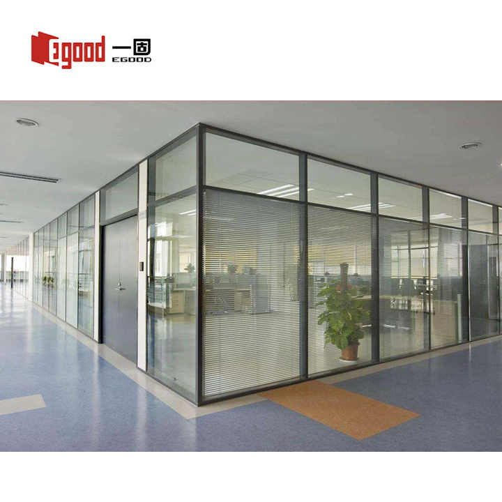 Prefabricated Office Partition Wall System Luxury MDF Wood Panel with ...