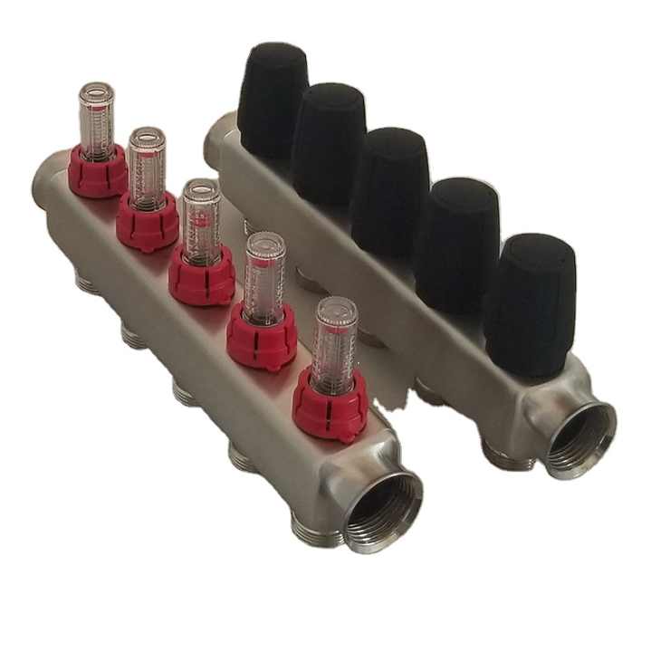Stainless Steel 304 Bar Manifold for Heating and Plumbing Systems ...