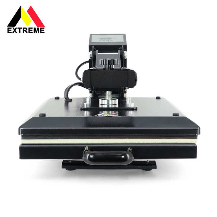 Manual 38*38CM High Pressure Sublimation Heat Transfer Press Machine Flatbed T-Shirt Printing ...
