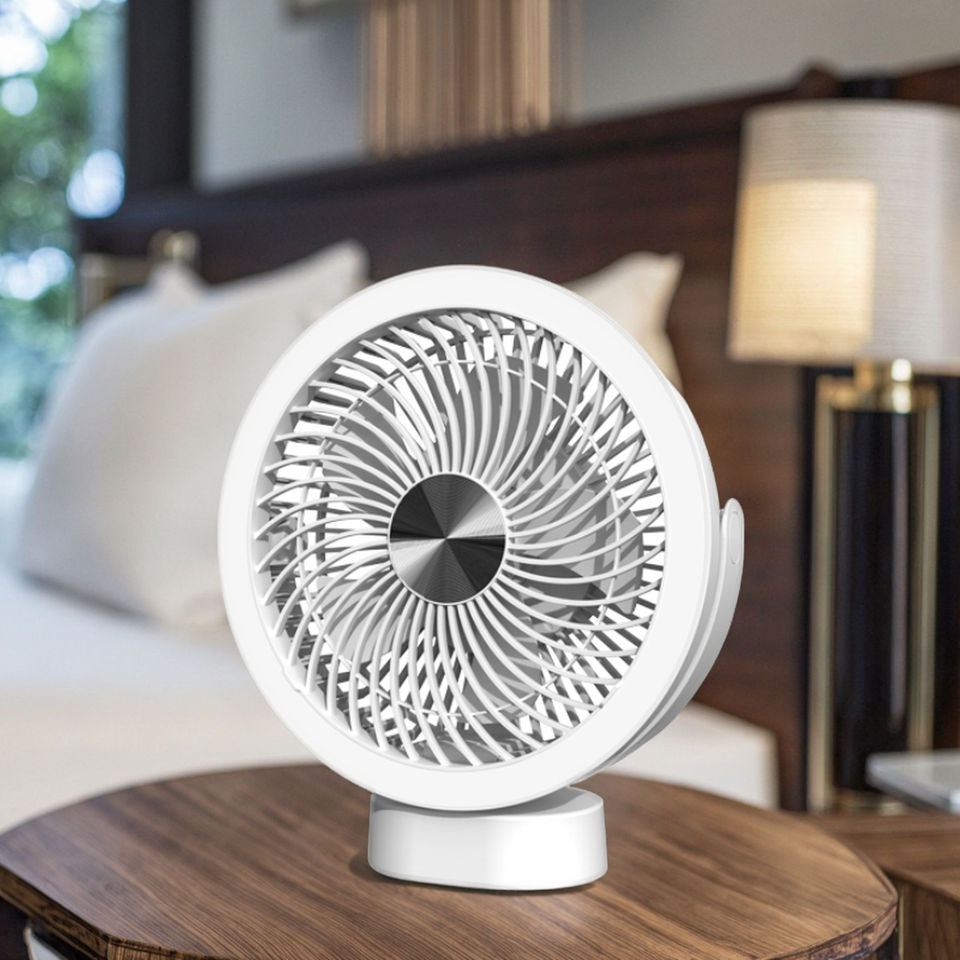 LONTOR Mini USB Rechargeable Table Fan - Durable & Versatile