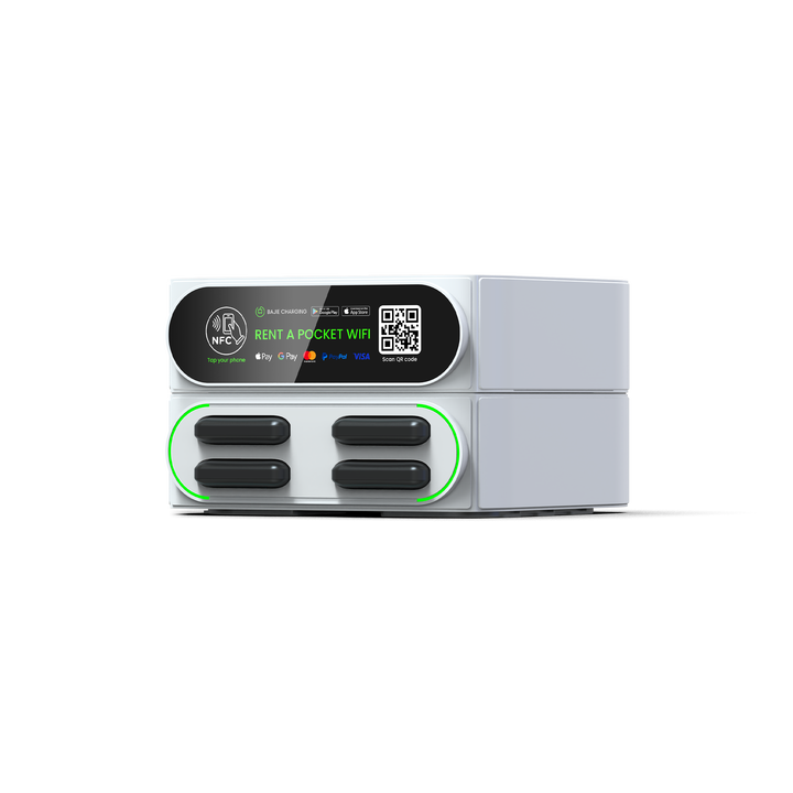 Powerbank Station with Wifi Shared Power Bank Rental Station 6000mah ...