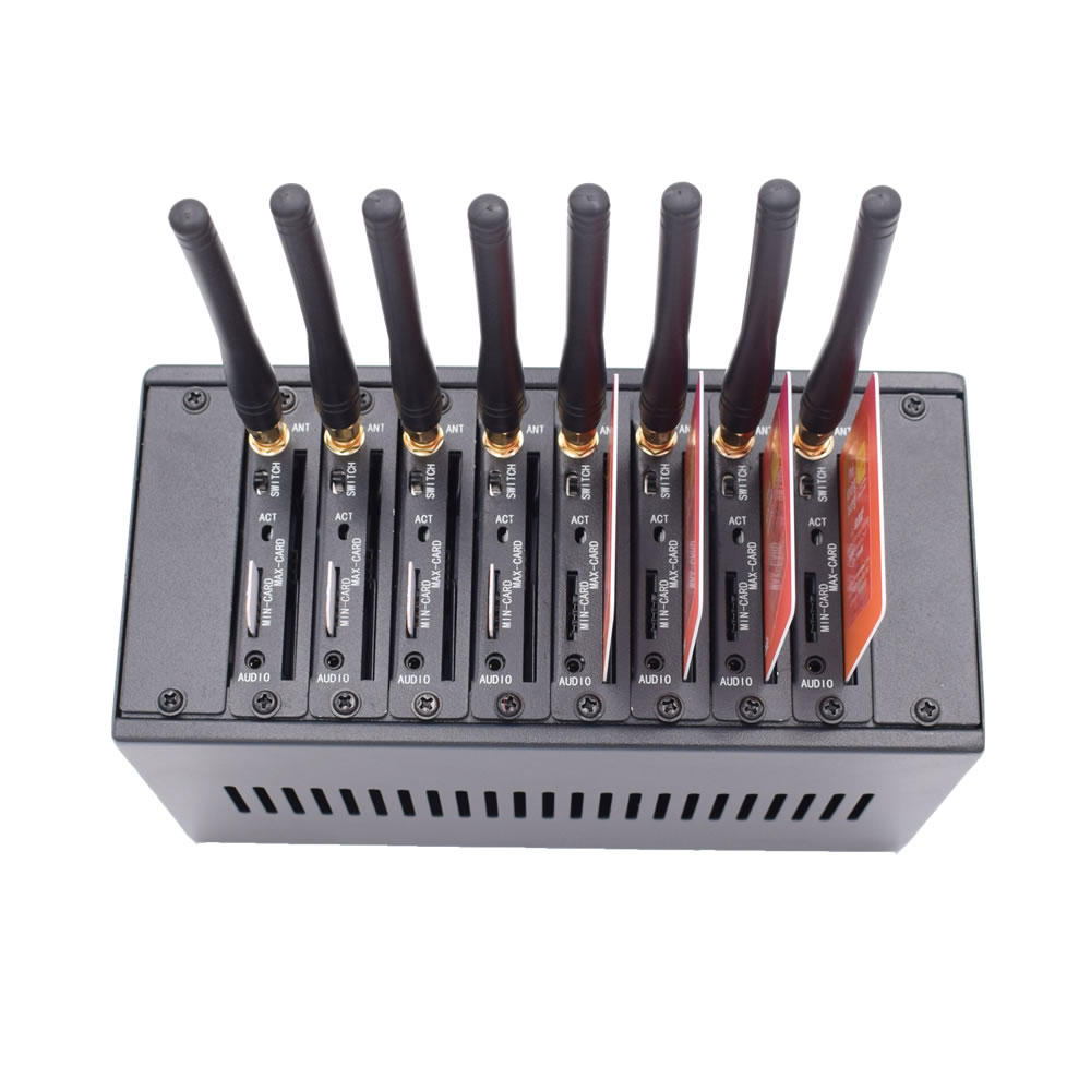 YX Best Free Bulk SMS Blasting Machine 8 Ports GSM Modem Pool Support ...