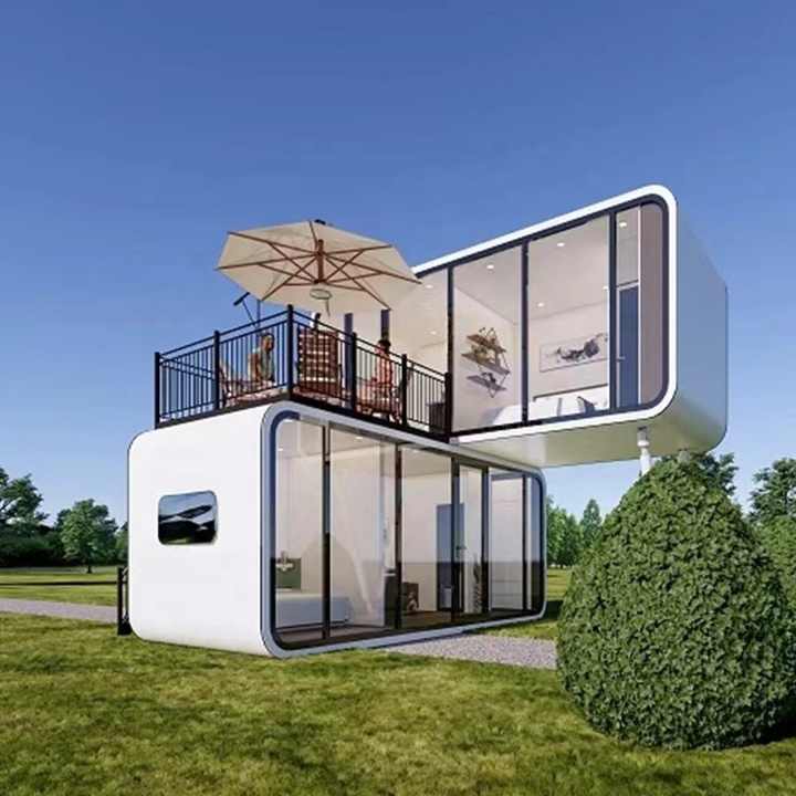 Modular Apple Cabin - Smart, Movable Living & Working Space