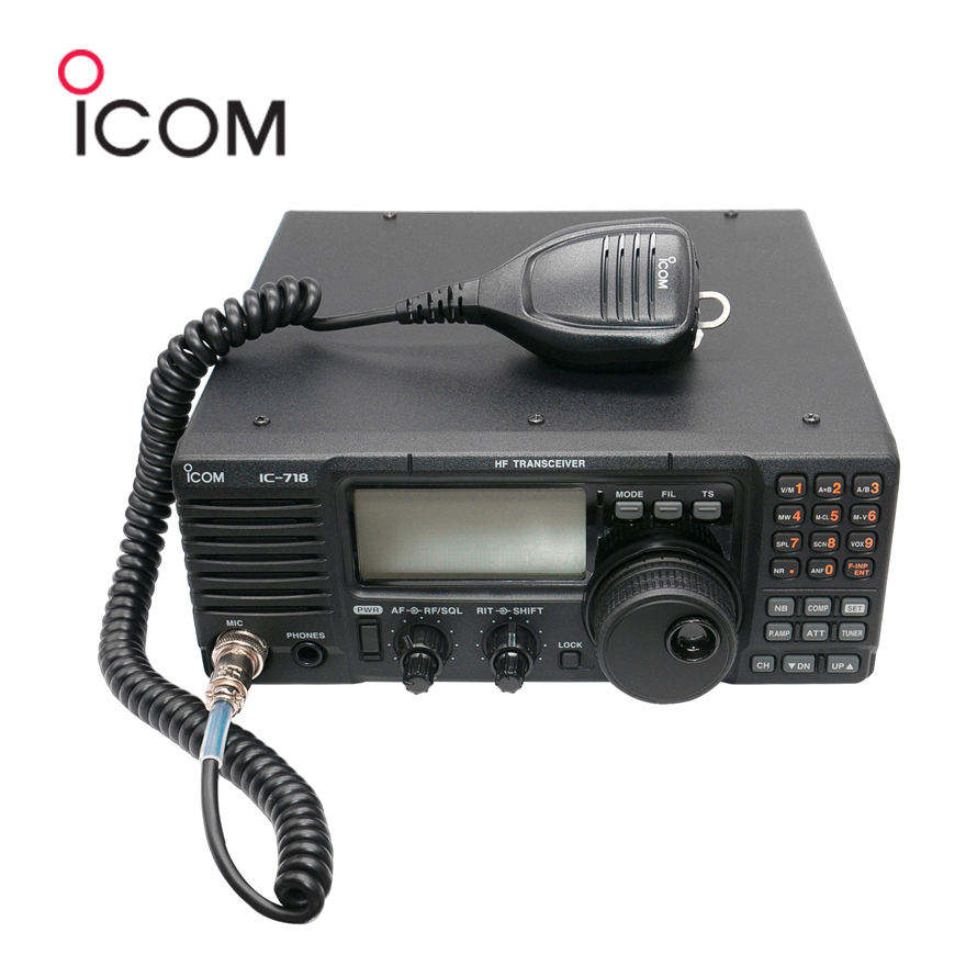 ICOM IC-718 100W HF Ham Transceiver - 50KM Communication Radio