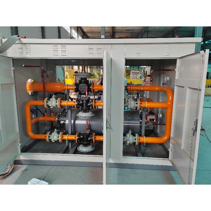 CNG Pressure Regulating Unit Natural Gas Skids with Metering Regulator ...