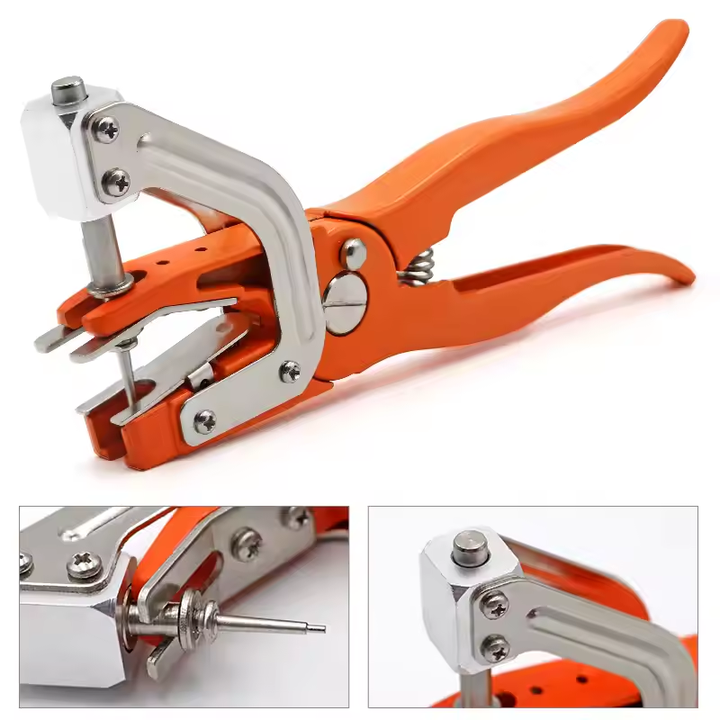 Animal Identification Tool Rabbit Ear Tag Pliers Livestock Animal Alloy ...