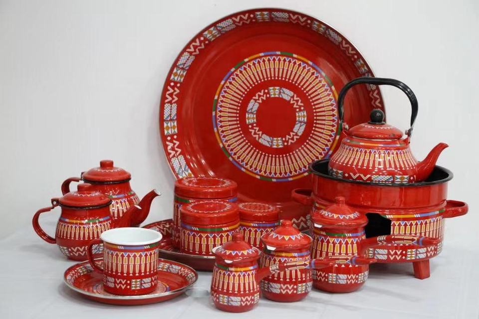 Arabic Restaurant Party Induction Metal Coffee Water Kettle Enamel ...