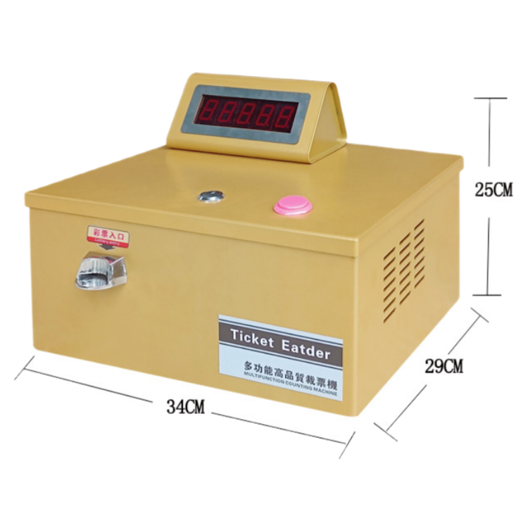 Ticket Eater Ticket Cutting Pieces Machine Ticket Counter for ...