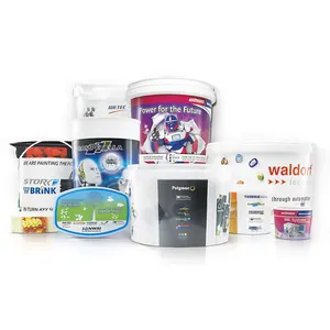 Custom In-Mold Labeling Logo Design Plastic Bottle Label Custom In Mold ...