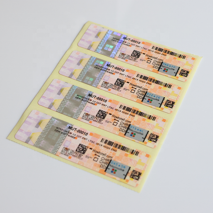Win10 IOT 2019 LTSC HIGH END OEM COA Key Stickers Lifetime Permanently ...