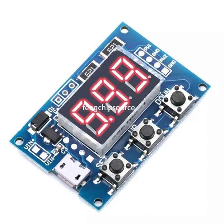 2-way PWM pulse frequency duty cycle adjustable module square wave rectangular wave signal ...