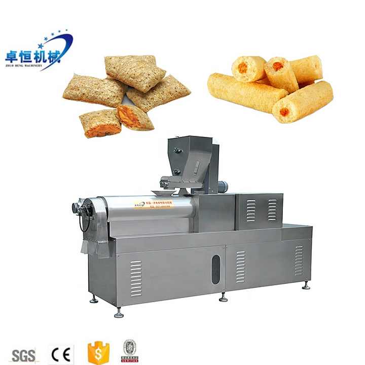 High Quality Automatic Corn Puffed Snack Food Making Machinery ...