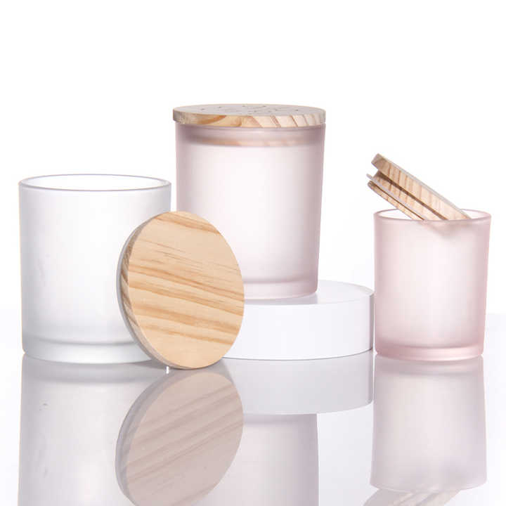 Custom Matte Candle Vessels Large Empty Candle Container In Bulk ...