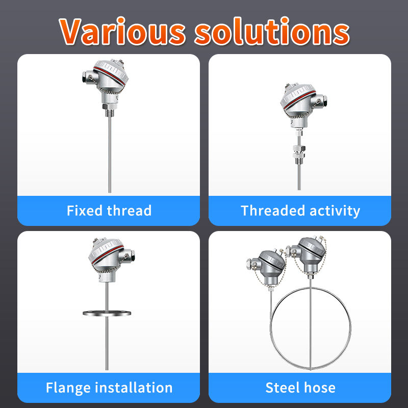Rtd Thermal Couples Temperature Probe Pt100 Temp Sensor Tc Type K Pt100 ...