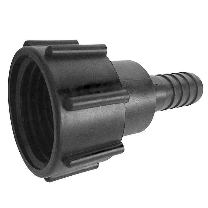 PP IBC Tank Adapter - DIN 61 Adaptor with 1" Hose Barb