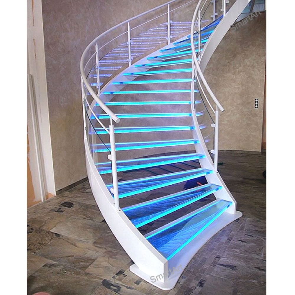 Round Stairs - Custom Spiral Design with Wood & Metal Options