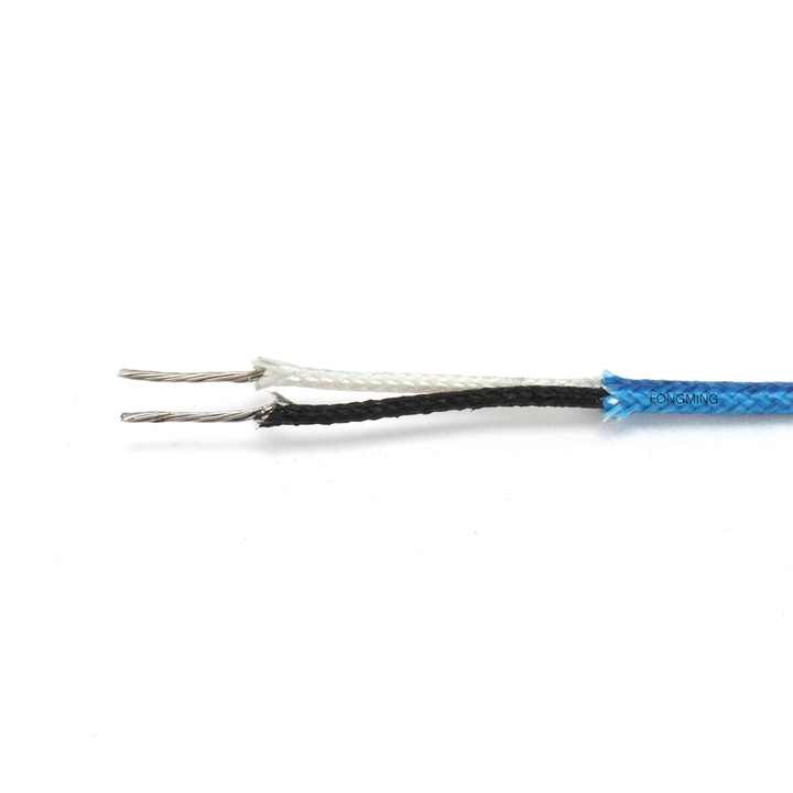 PT100 Thermocouple Wire - Sensor Cable with Fiberglass Insulation