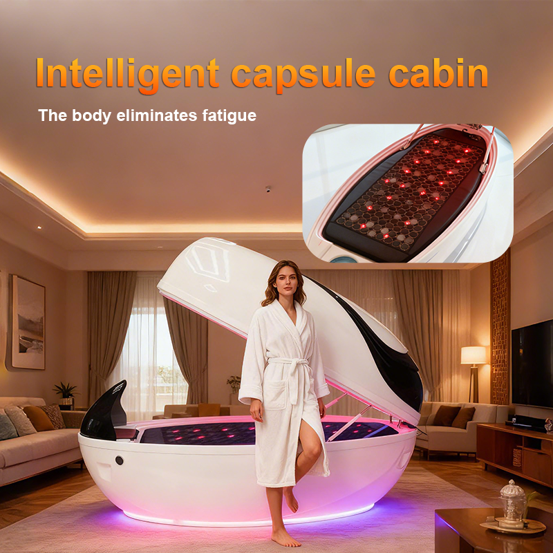 Lingvita Easy Operate Sauna Cabin Sauna Capsule Home Relaxation Salon ...