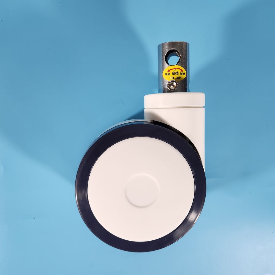 Medical Castor Wheel Central Control Lock Casters Hospital Bed ...