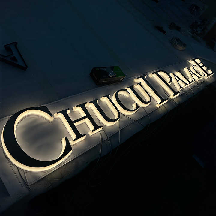 Even Backlight Custom Outdoor Backlit Letter Sign Outdoor Suitable LED ...