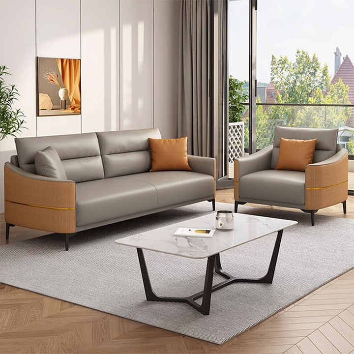 Liyu Commercial Office Furniture Reception Sofas Office Leather ...