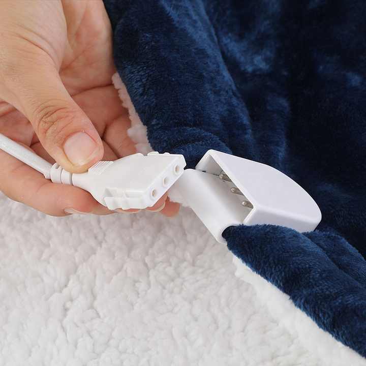 European 6 Heat Setting Temperature Control Heated Throw Blankets Fast ...