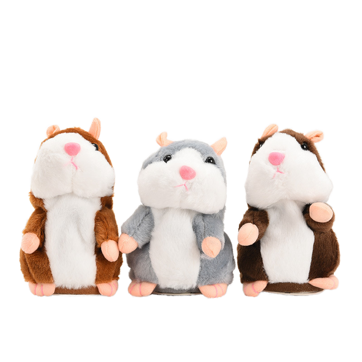 Wholesale Talking Hamster Plush Toy Children Gift Interactive Stuffed ...