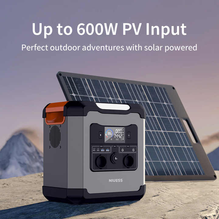 Solar Generator 1200W Portable Power Station 2000W 1500W Lithium ...