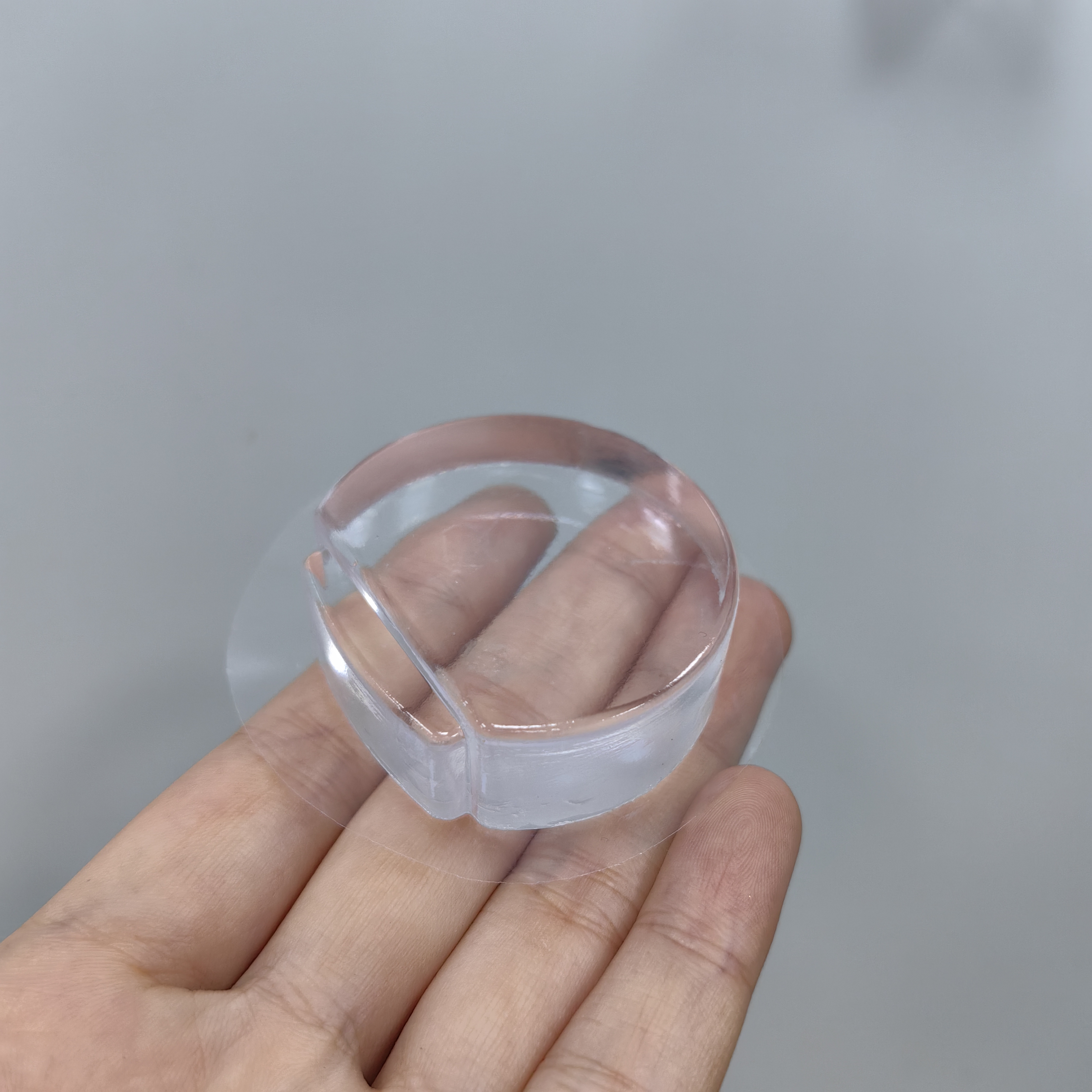 Transparent Door Stoppers - Durable & Noiseless Protection