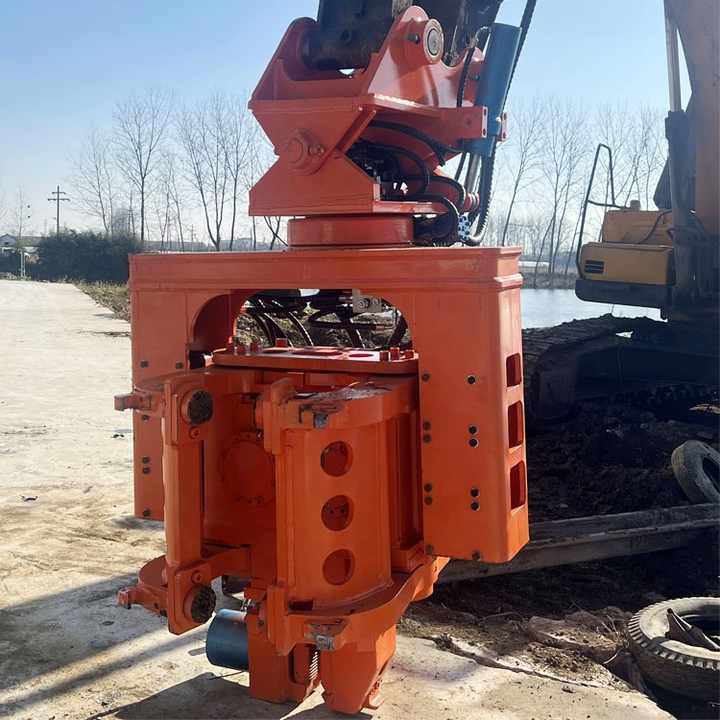 KS85 Side Grip Vibro Hammer Hydraulic Tube Pile Hammer Side Grip Tube ...