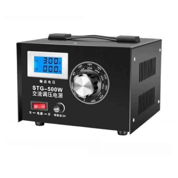 STG 500W Variac Regulator - Adjustable Voltage Stabilizer