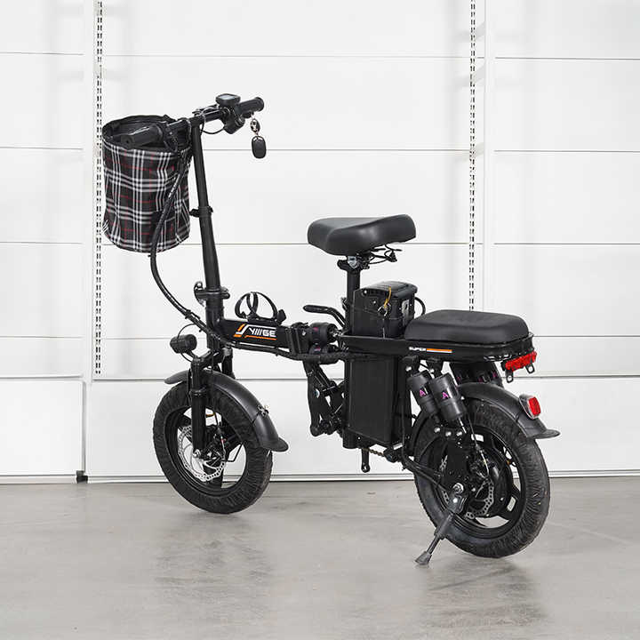 400W Commuter Folding Electric Bike for Adults Mini 48V USB Charging 14 ...