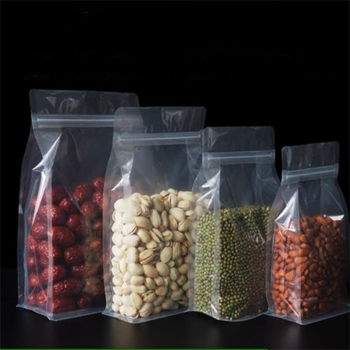 Zip Lock Resealable Frosted Plastic Laminated Food Storage Stand Up Bag ...