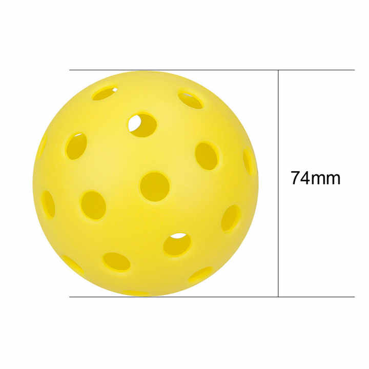 Low Price Stable Pickleball 74mm Injection Moulding 40 Hole Durable ...