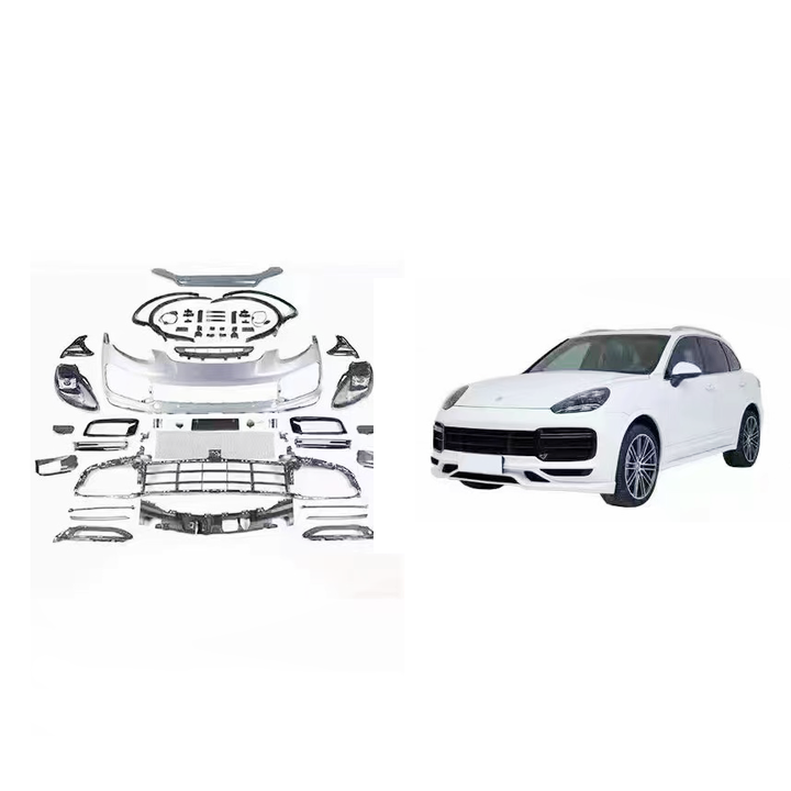 New car bumper Facelift body kit for 2015-2017 958 to 9Y0 upgrade body kit cayenne| Alibaba.com