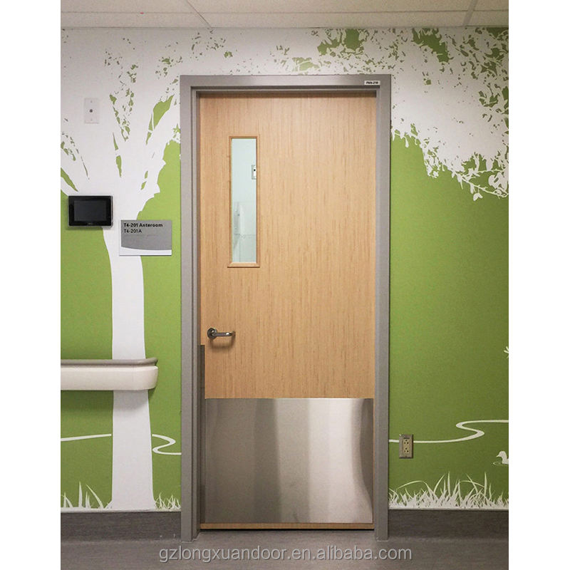 Modern HPL Fire-Retardant Wooden Doors for Hotels, Hospitals, Schools ...