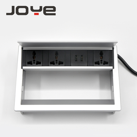 JOYE Office Furniture Hidden Power Socket Desktop Power Outlet Cable ...
