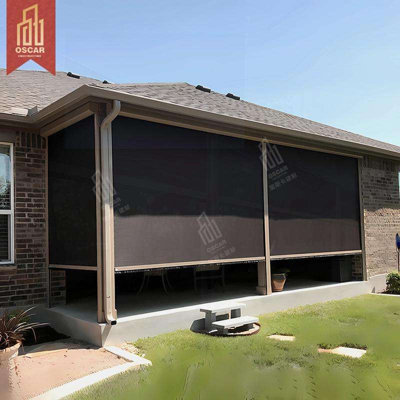 Waterproof Zip Track Roller Outdoor Blinds Patio Balcony Backyard in Us ...