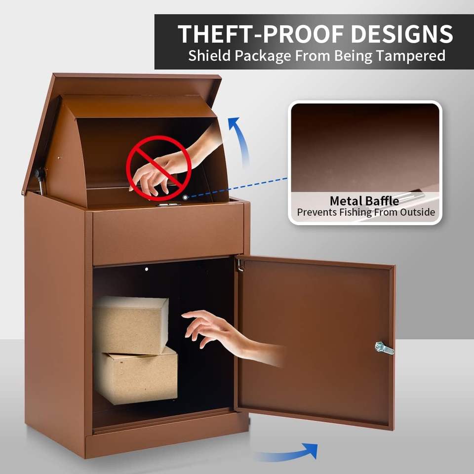 Smart Parcel Delivery Outdoor Parcel Dropping Parcel Drop Box Zinc ...